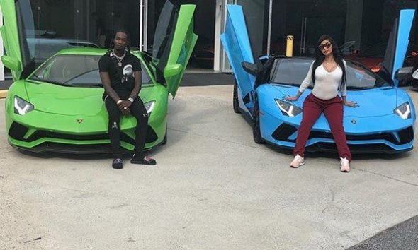 Offset Gets $700K Lamborghini Aventador SVJ From Cardi B As 29th ...