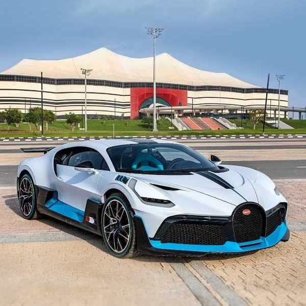 First ₦2.2b Bugatti Divo In Qatar Poses In Front Of 2022 FIFA World Cup ...