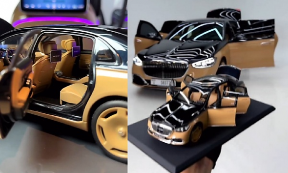 A Peek Inside The 1/18 Scale Replica Of $500,000 Mercedes-Maybach S ...