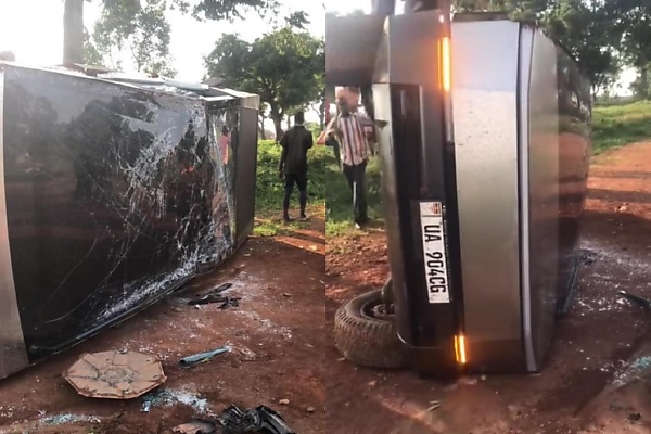 Uganda’s Only Tesla Cybertruck Badly Damaged In A Rollover Crash, Just ...