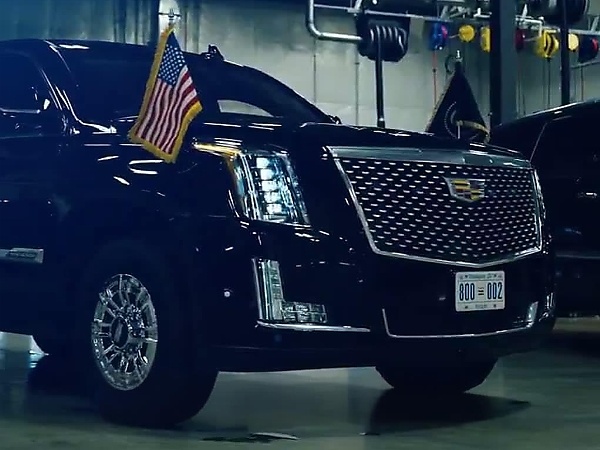 U.S. Secret Service Introduces Trump’s New Armored Cadillac Escalade ...